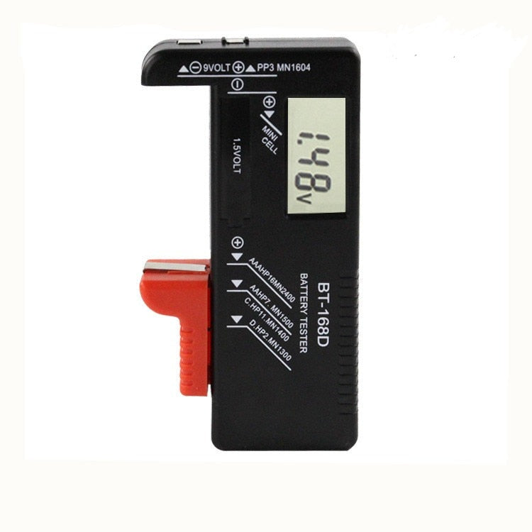BBA168 Digital Multiple Size Battery Tester: AA, AAA, 9V and more